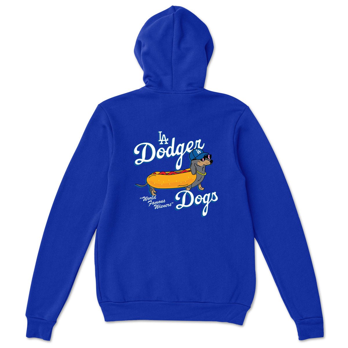 Dodger Dogs zip-up hoodie | dachshund clothing – bean goods