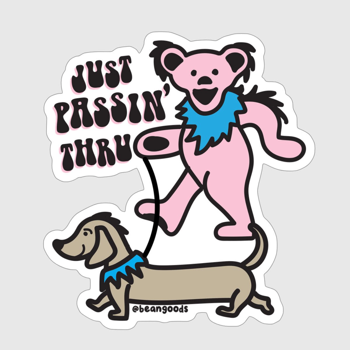 Sticker for Dog Lovers | Grateful Ween – bean goods